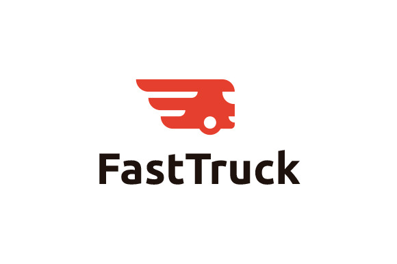 Fast Truck Logo 2, a Branding & Logo Template by Mauro Bertolino