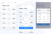 Railway booking app wireframe kit, a Wireframe Template by Peer Forest