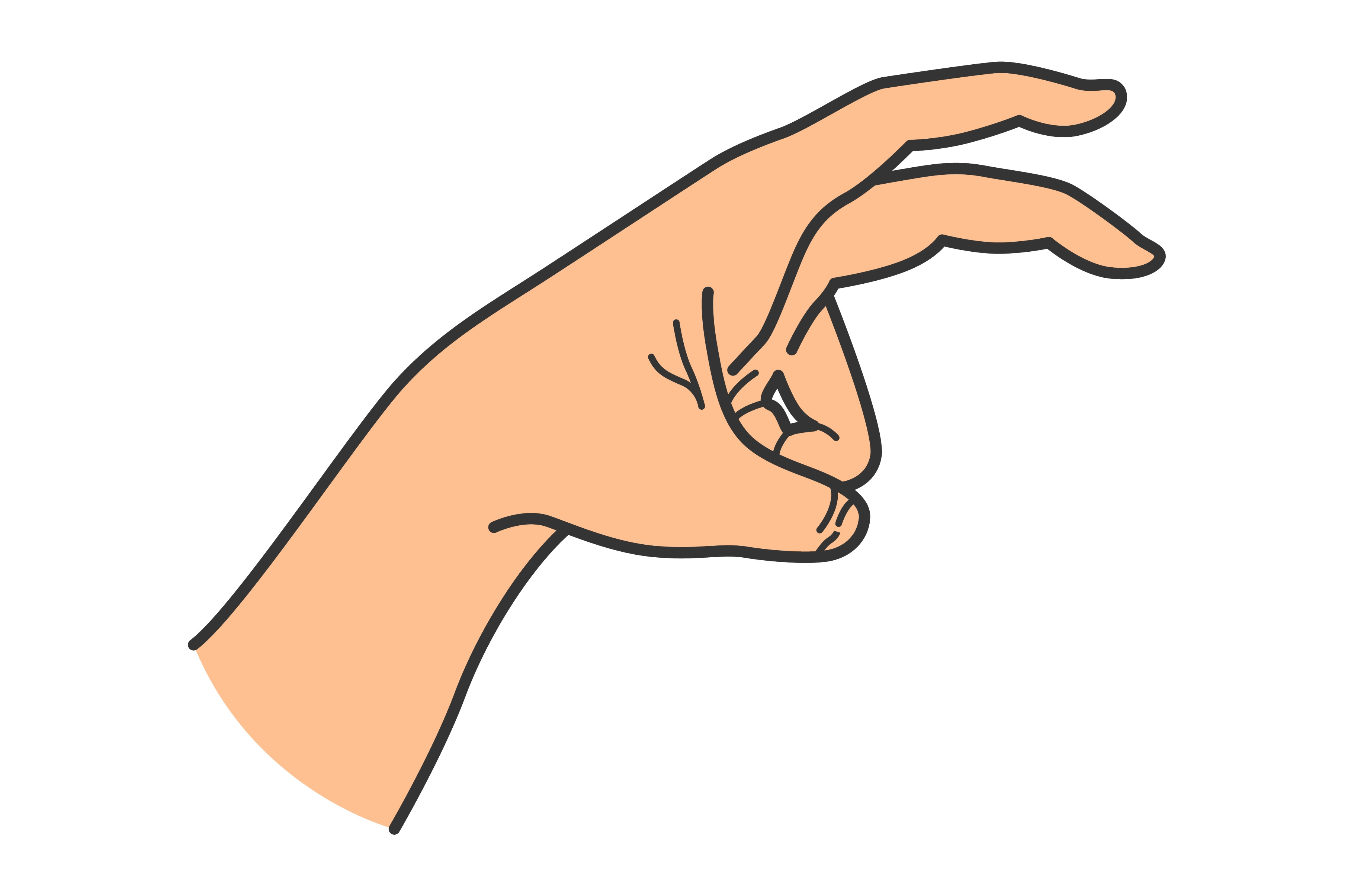 Hand gesture. Gaming animal puppet, an Object Illustration by the8monkey