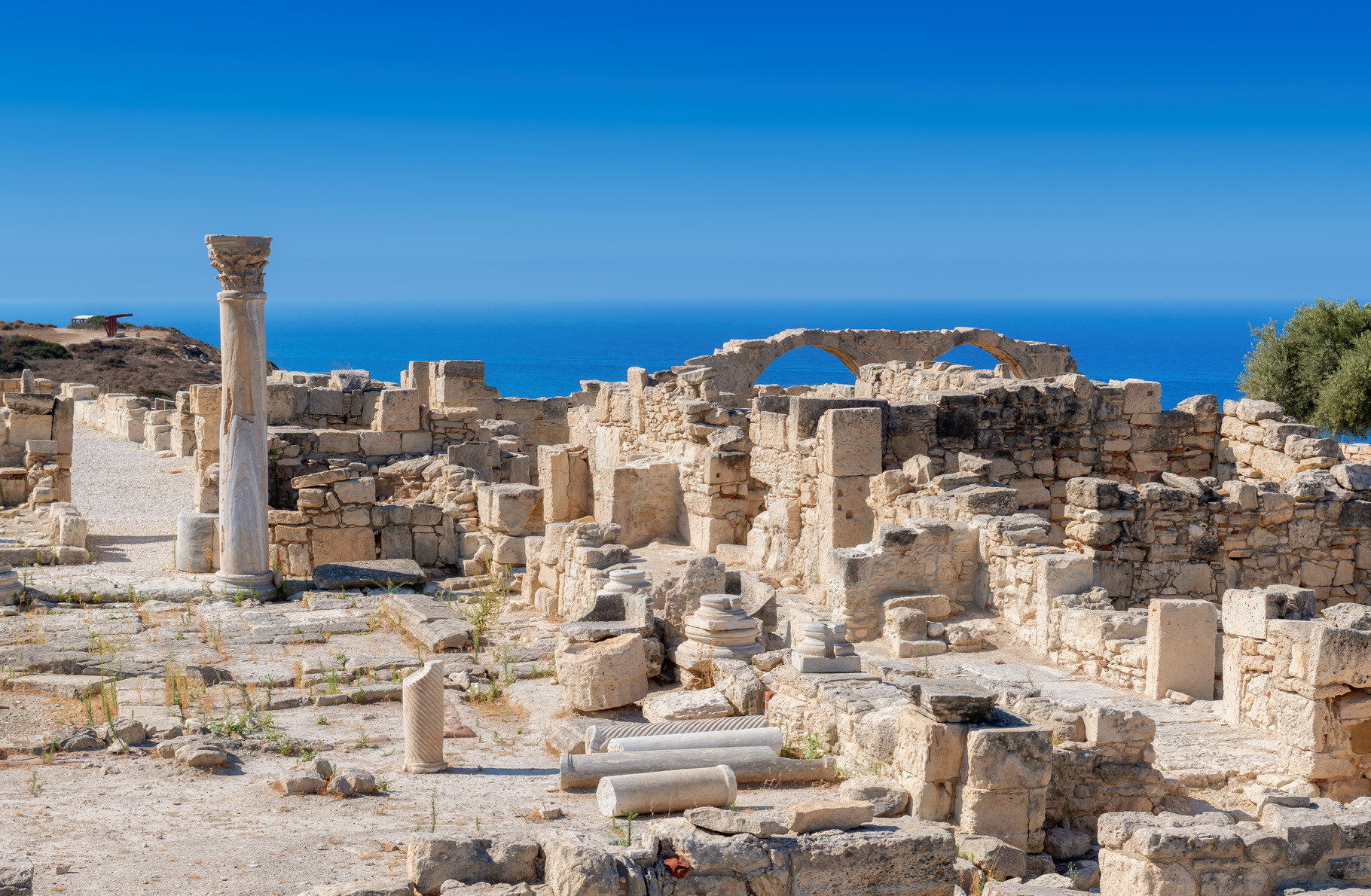 Ancient Greek Ruins in Cyprus, an Architecture Photo by Lucky Photographer