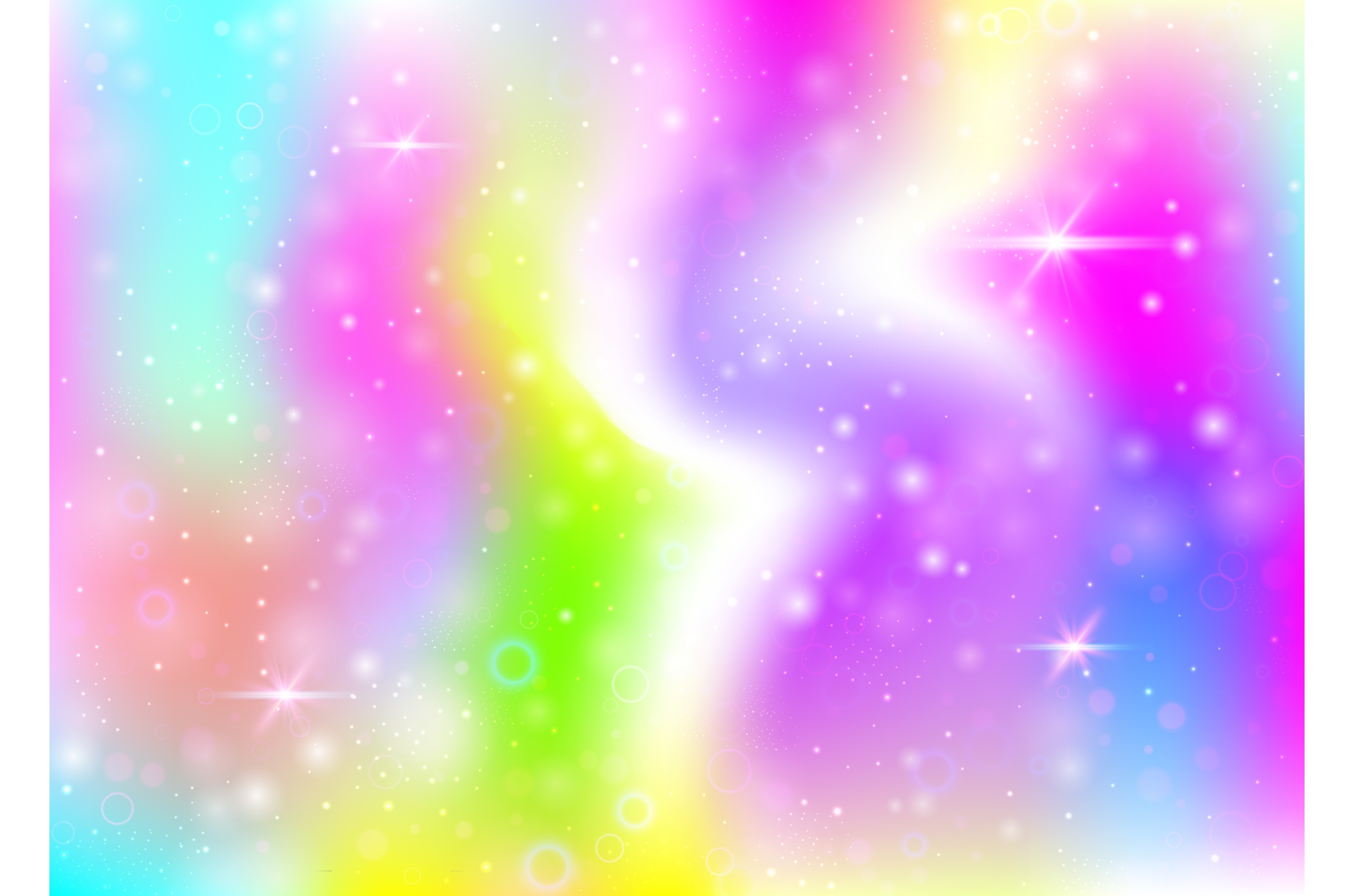 Unicorn background with rainbow mesh, a Texture Illustration by Yummy art