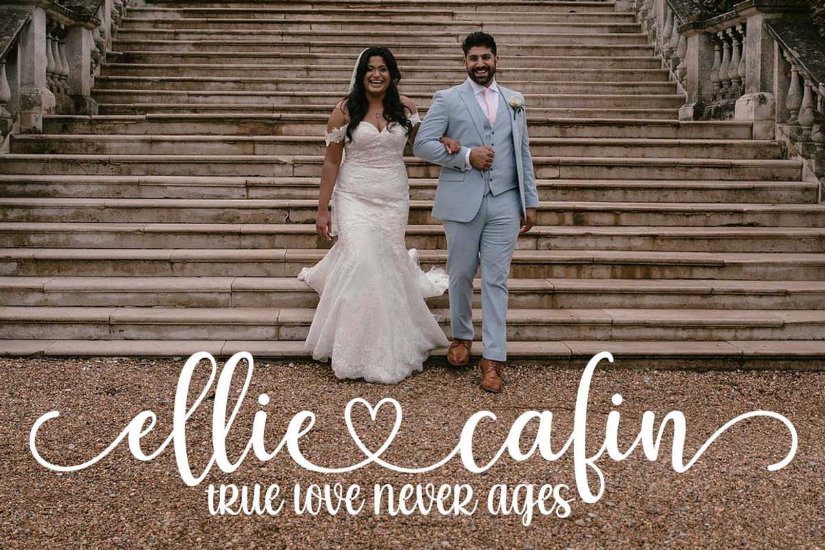 Heavens Children Font duo, a Script Font by Zane Studio