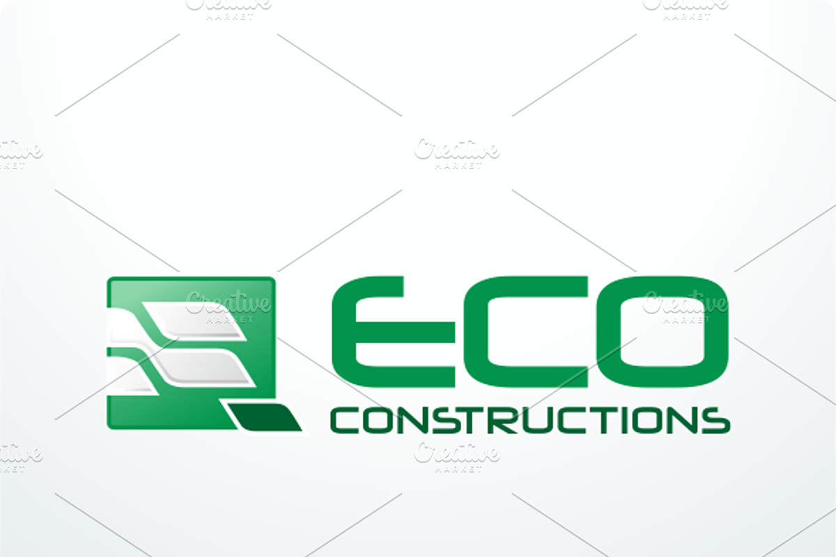 Eco Constructions Logo Design, a Branding & Logo Template by free2fonts