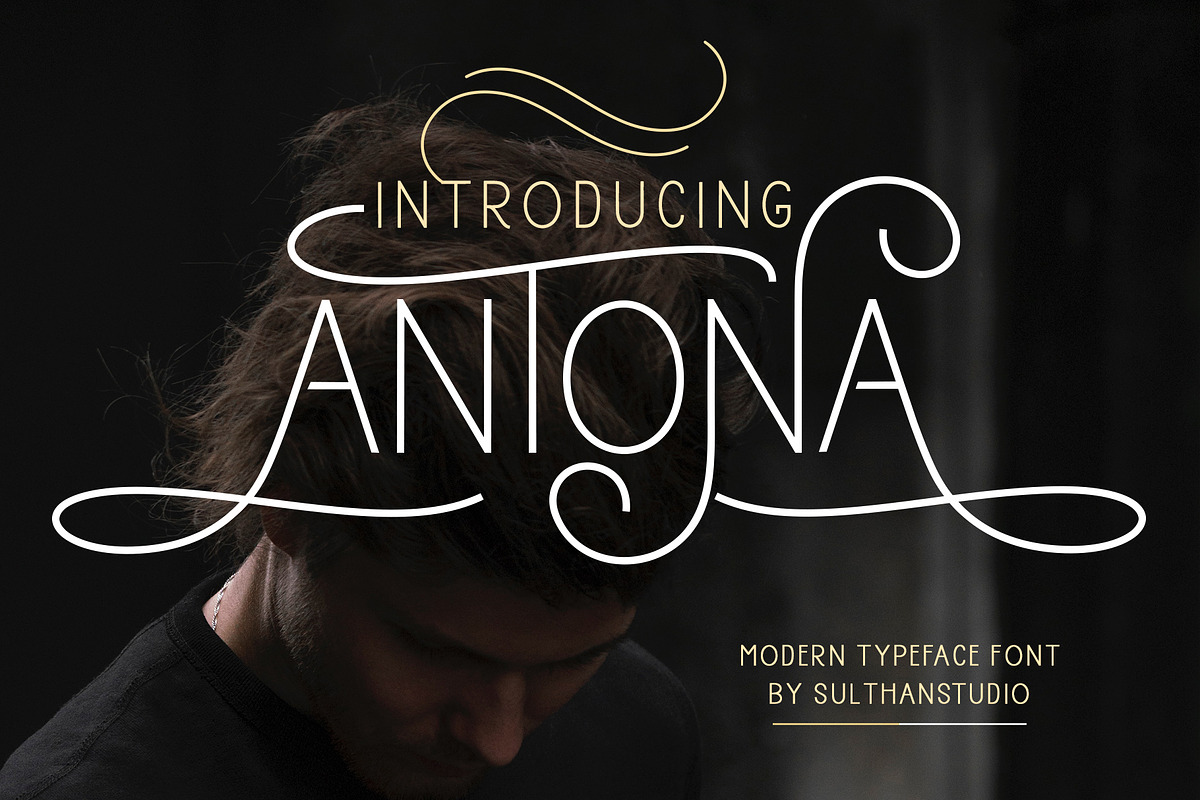 Antona, a Sans Serif Font by Sulthan Studio