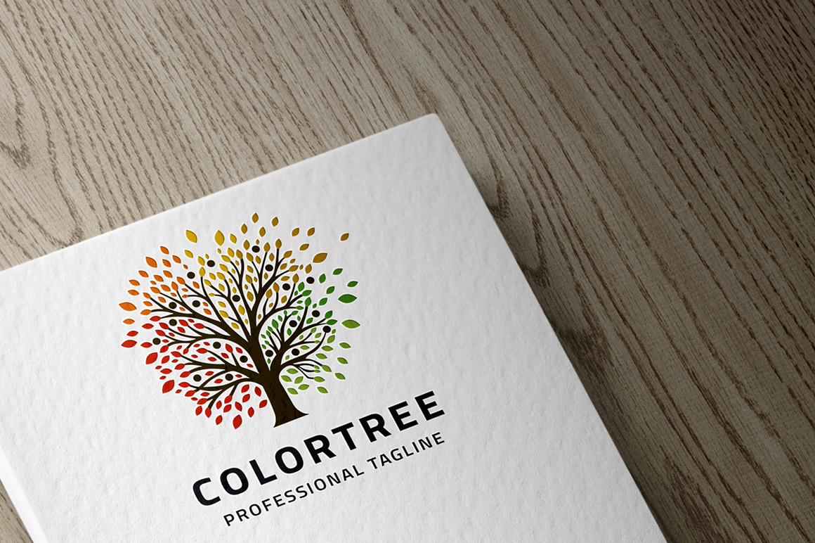 Color Tree Logo, a Branding & Logo Template by Design_Planet