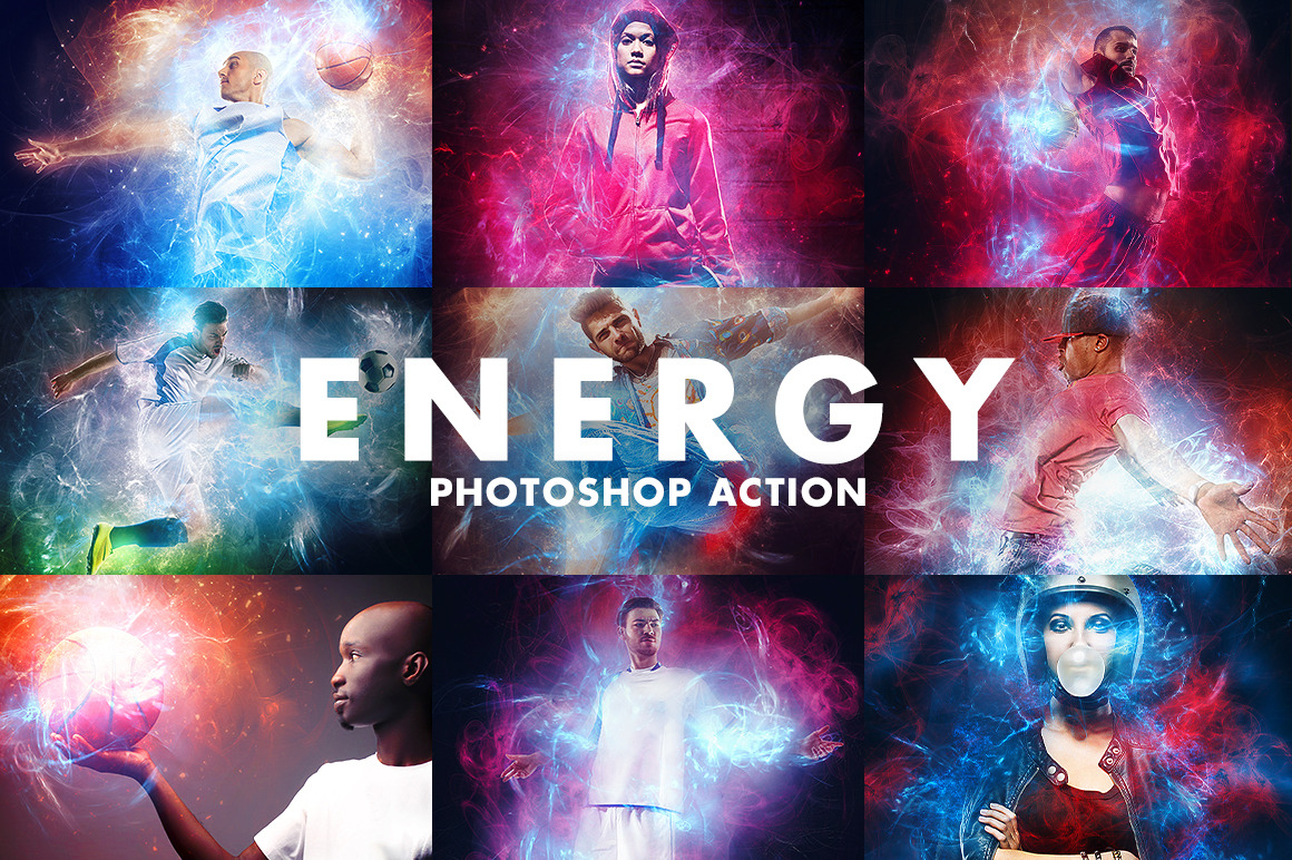 Energy Photoshop Action, an Action Add-On by Sevenstyles