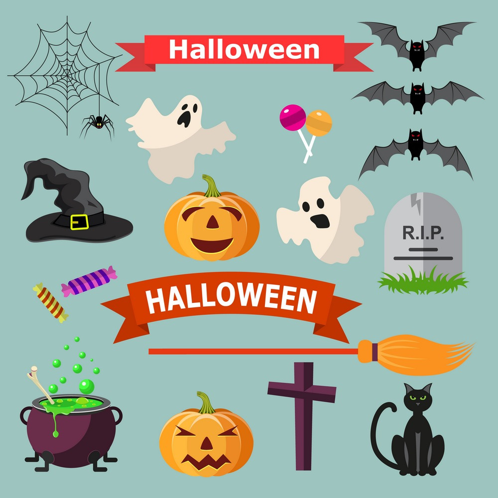 Set of Halloween icons, an Icon by ModVector | Creative Market