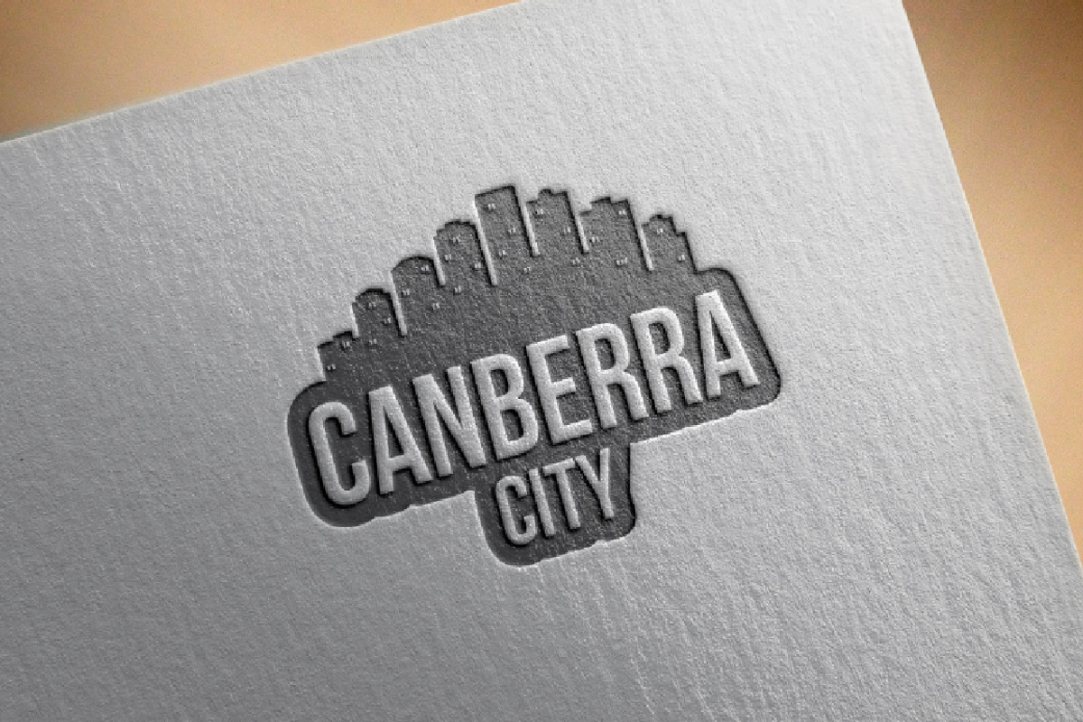 4 - Canberra Skyline Landscape Logo, a Branding & Logo Template by ...