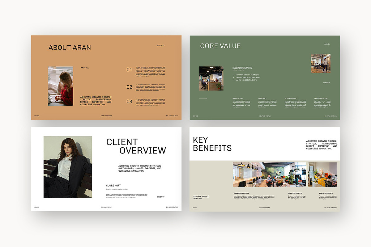 Aran : Company Profile Keynote