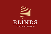 Blinds Logo, a Branding & Logo Template by brandphant