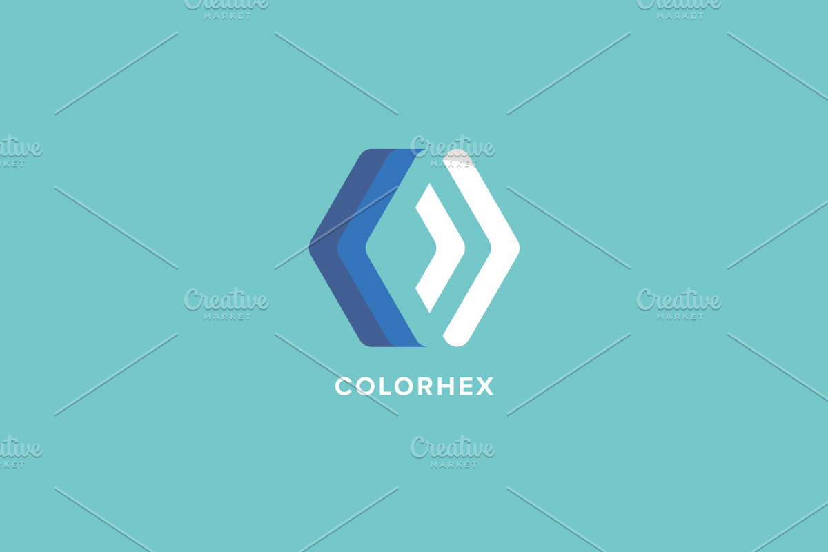 Color Hex Logo Template, a Branding & Logo Template by PixaSquare