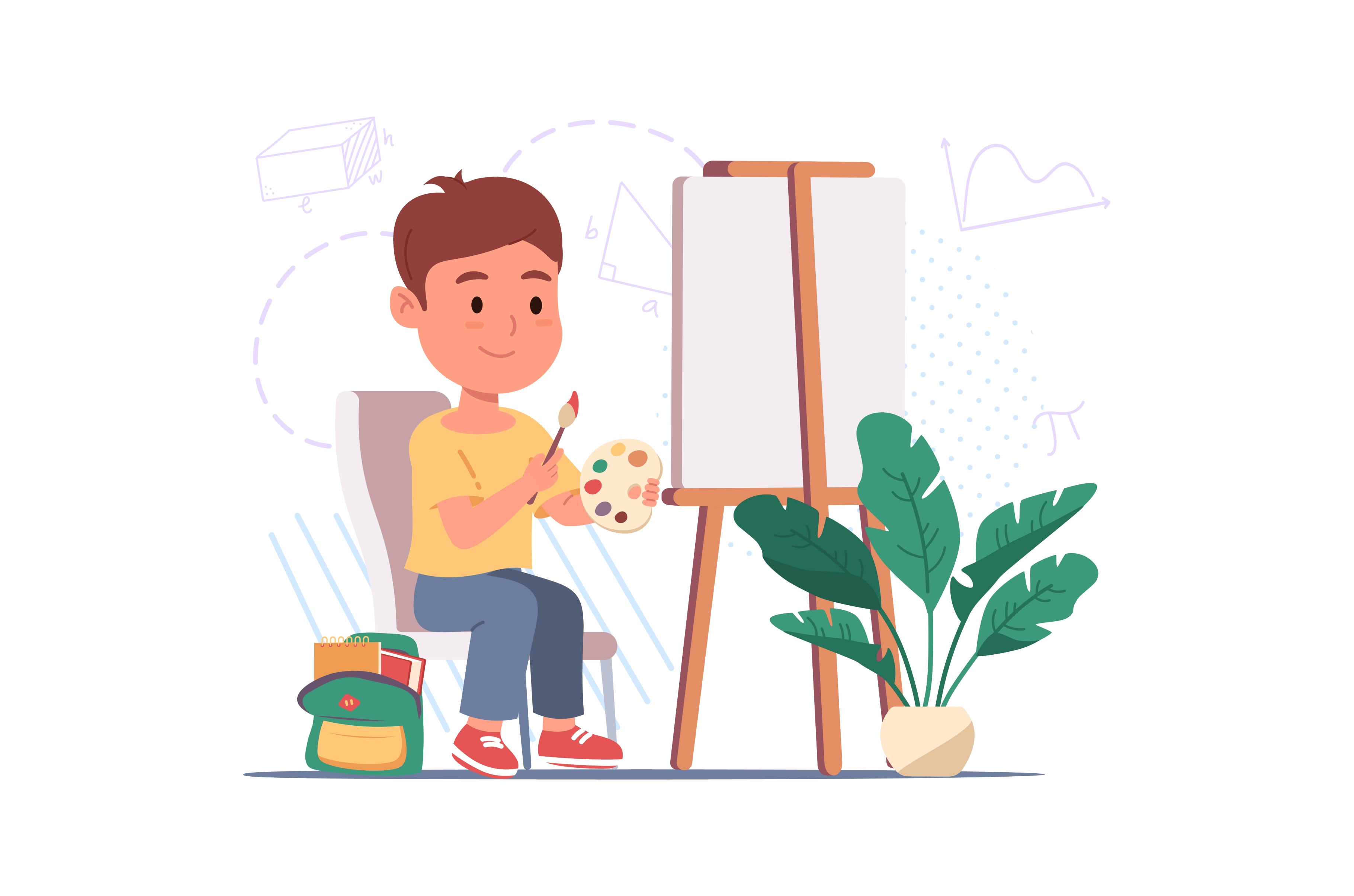Concept Art lesson with people, an Illustration by Dessign Sells