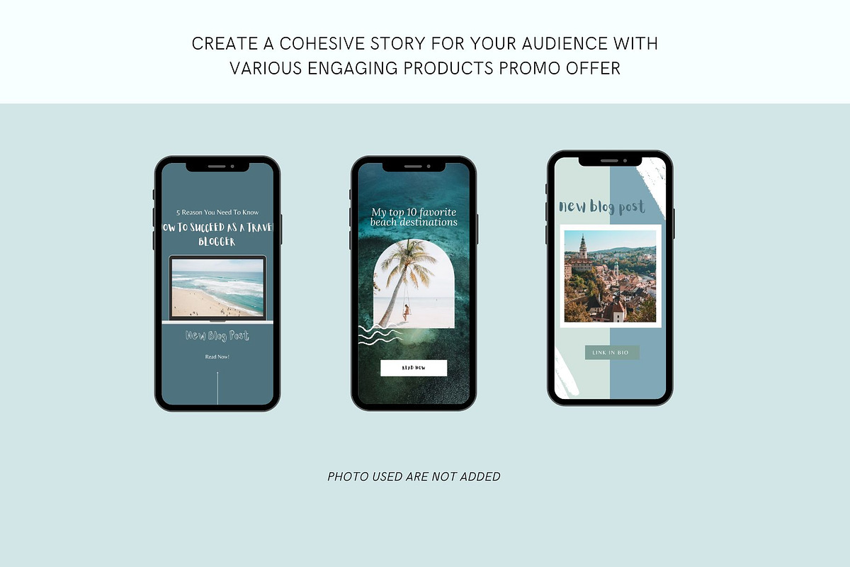 Travel Instagram Templates Canva, a Social Media Template by Deepa ...