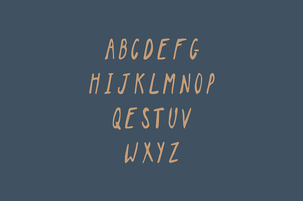My Hand, a Font by Noe Araujo