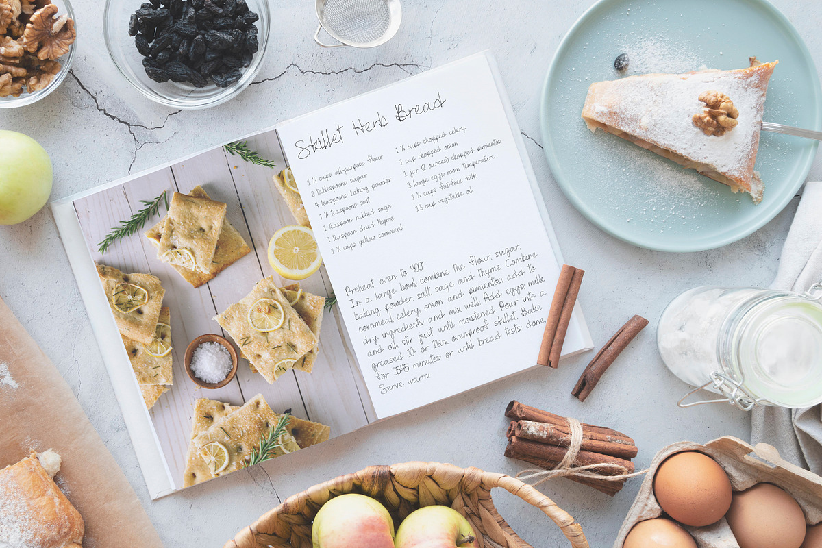 Baking Ingredients Recipe Creator, a Food Illustration by ILLONA GRAPHICS
