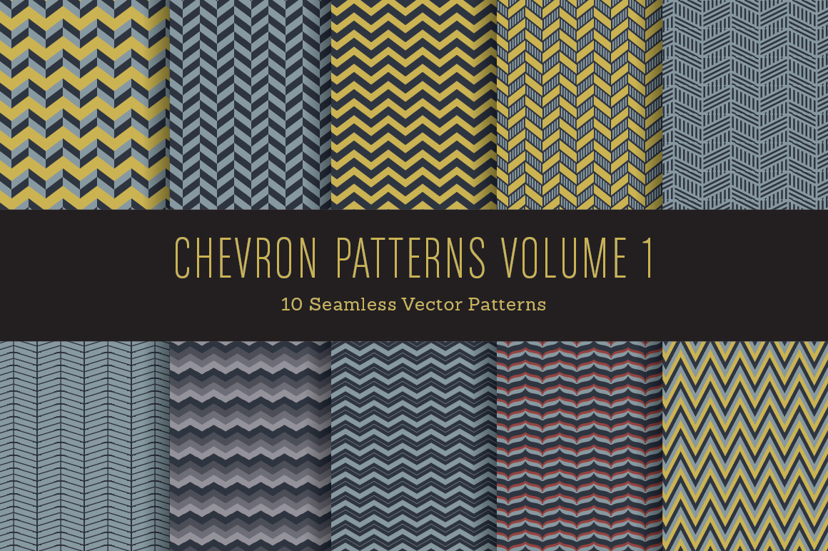 Chevron Patterns Volume 1, a Pattern Graphic by Brand Supply Co