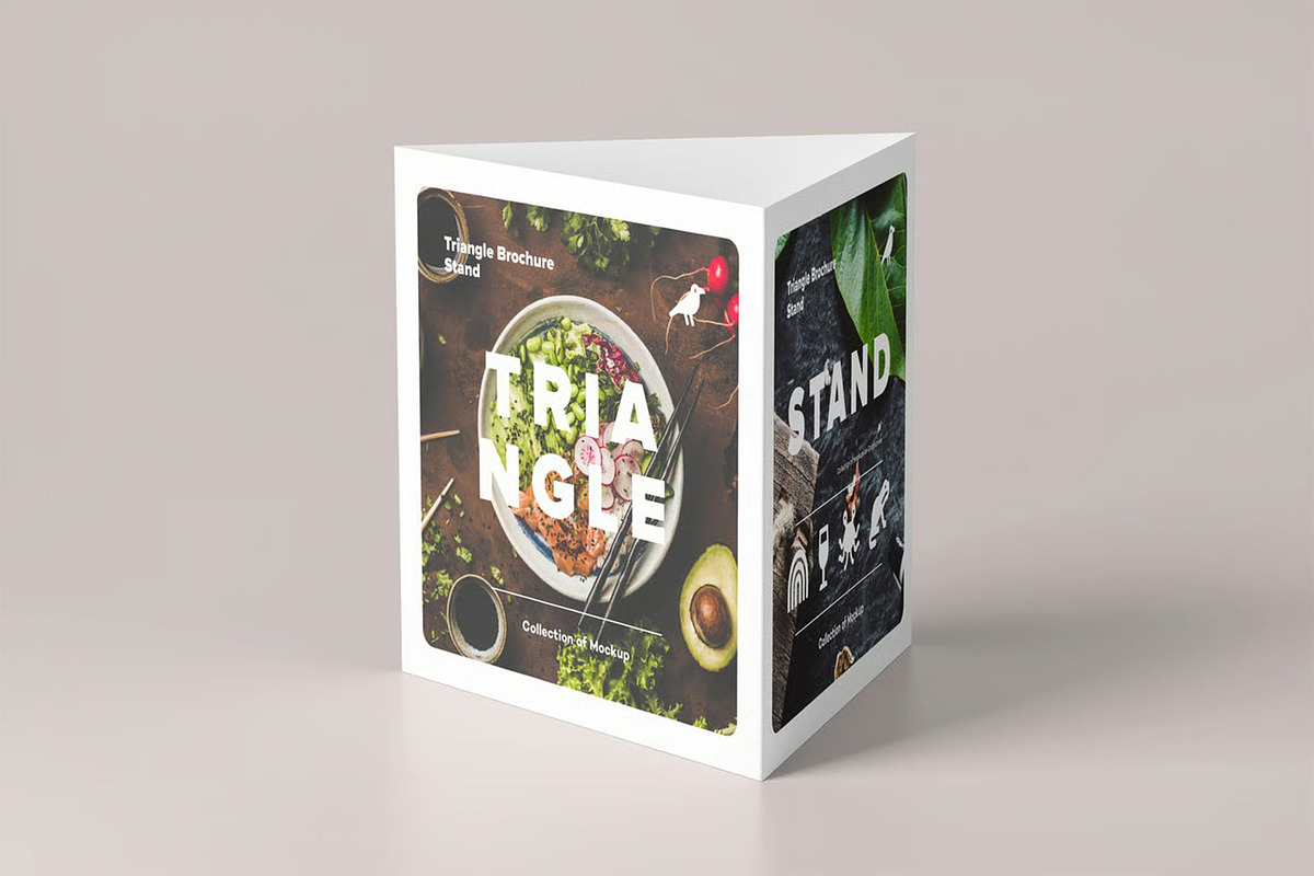 Triangle Square Brochure Mockup