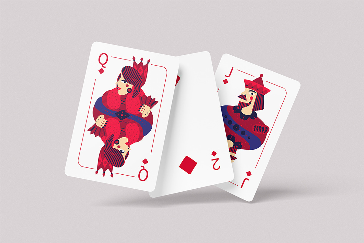 High-Quality Playing Card Mockup, an Advertising Mockup by swsi-studio
