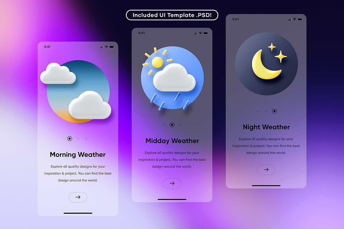 50 Translucent Style Dark Gradients