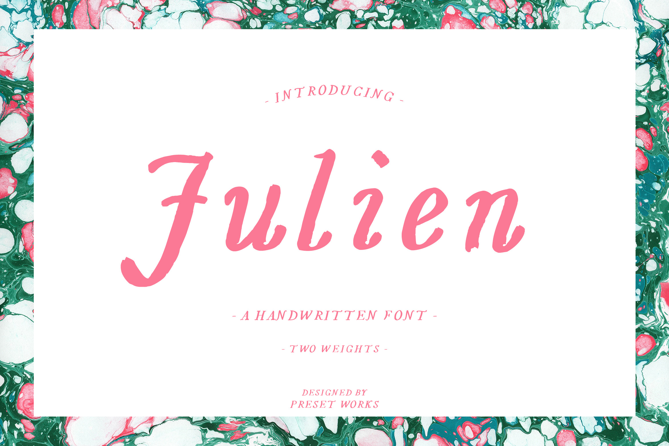 Julien - Handwritten Font, a Script Font by Preset Works