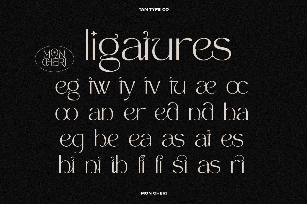 TAN - MON CHERI, a Sans Serif Font by TanType