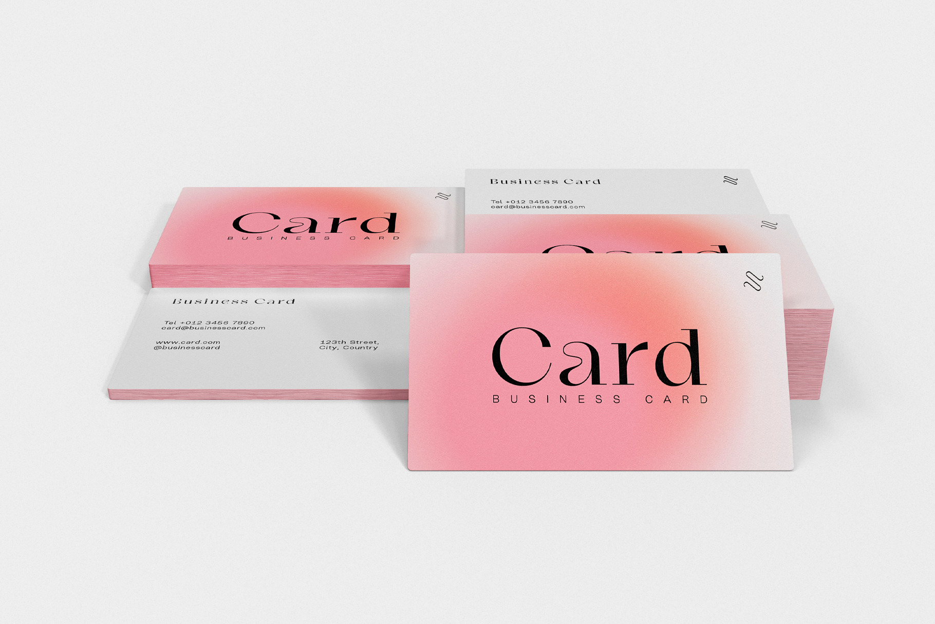 3d Stacked Business Cards Mockup, a Product Mockup by The Rose Project
