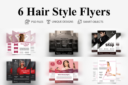 Hair Style Flyer, a Flyer Template by Creatricks