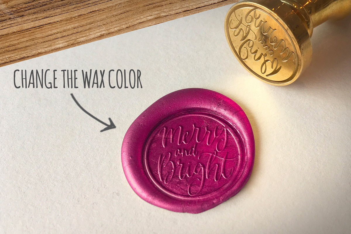 Wax Seal Logo Mockup Vol.2, a Product Mockup by ShinyPixel