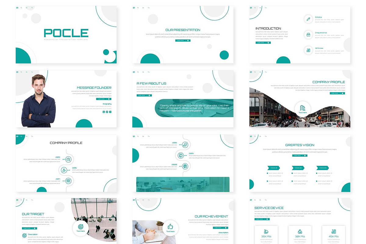 Pocle - Keynote Template, a Presentation Template by inspirasign ...