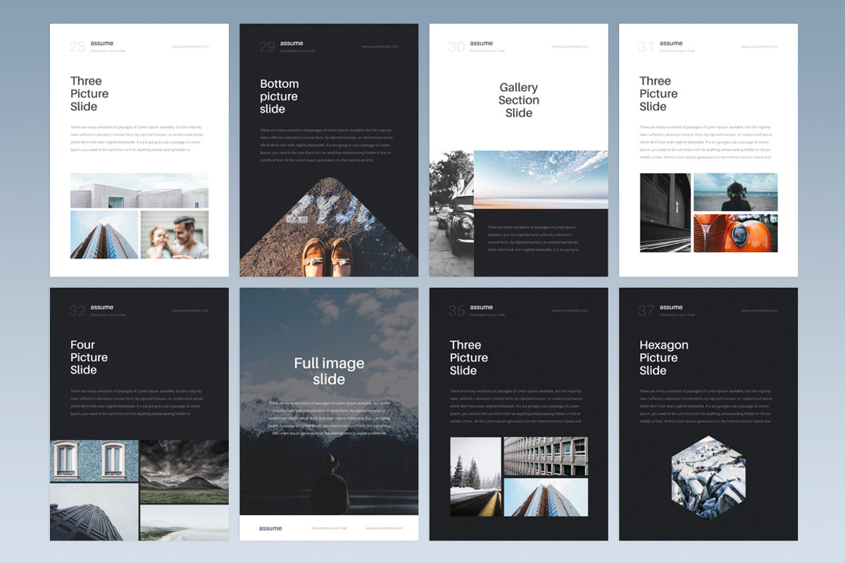 A4 | Assume Google Slides Template, a Presentation Template by ...