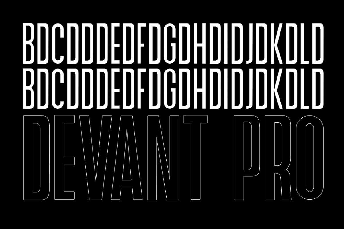 Devant pro - Modern Sans-serif Font, a Sans Serif Font by Webhance Studio