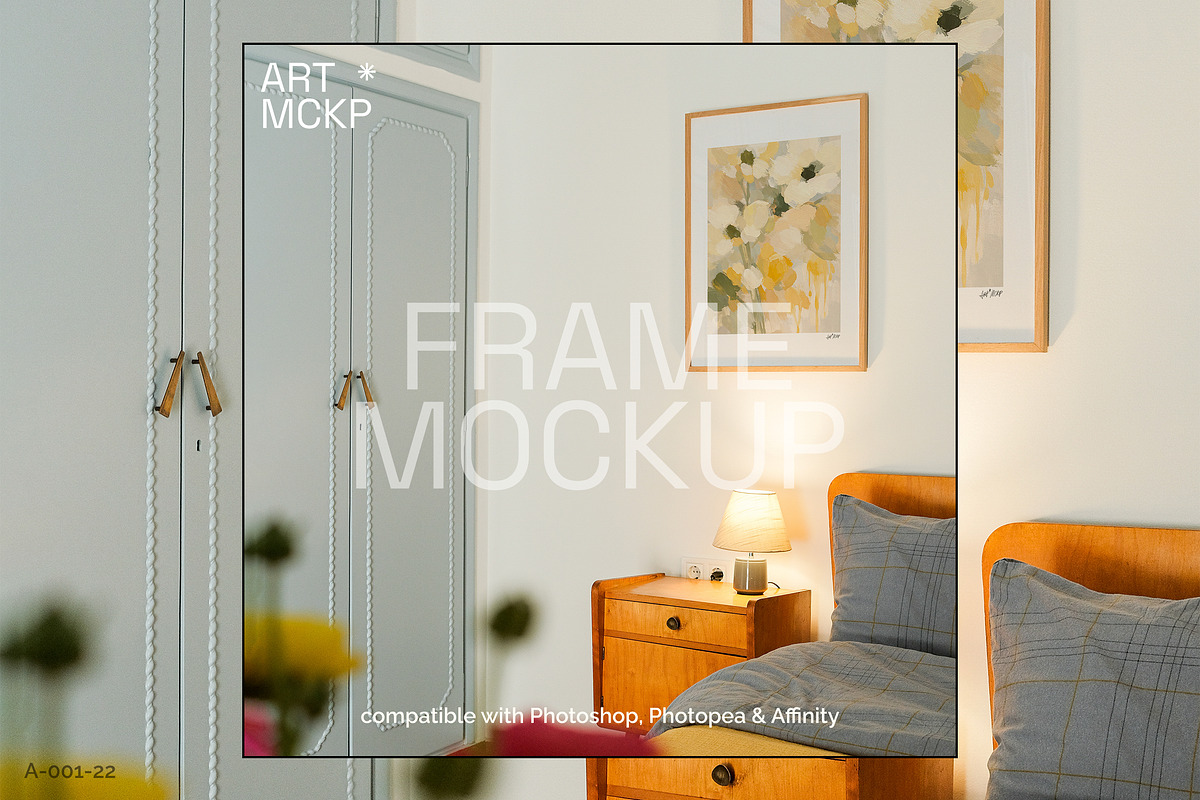 Elena's Room: Din A frame mockup set, an Advertising Mockup by MCKP*ME