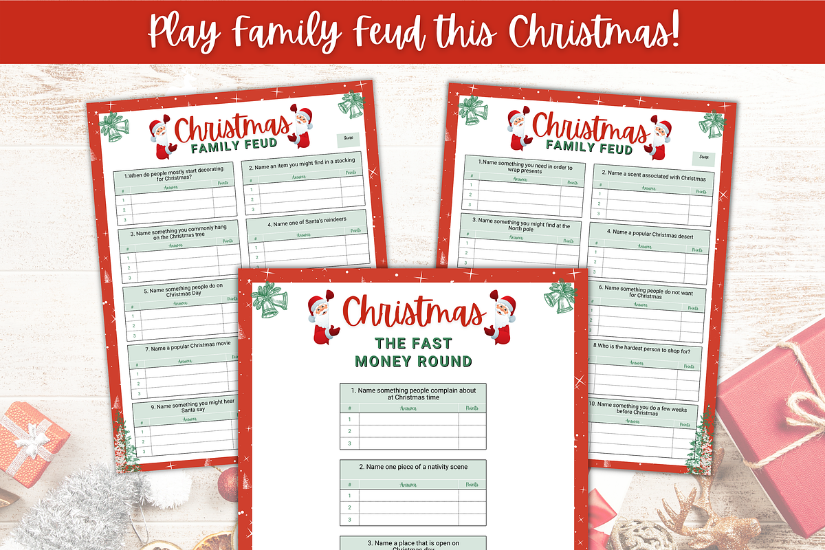 Printable Christmas Games BUNDLE