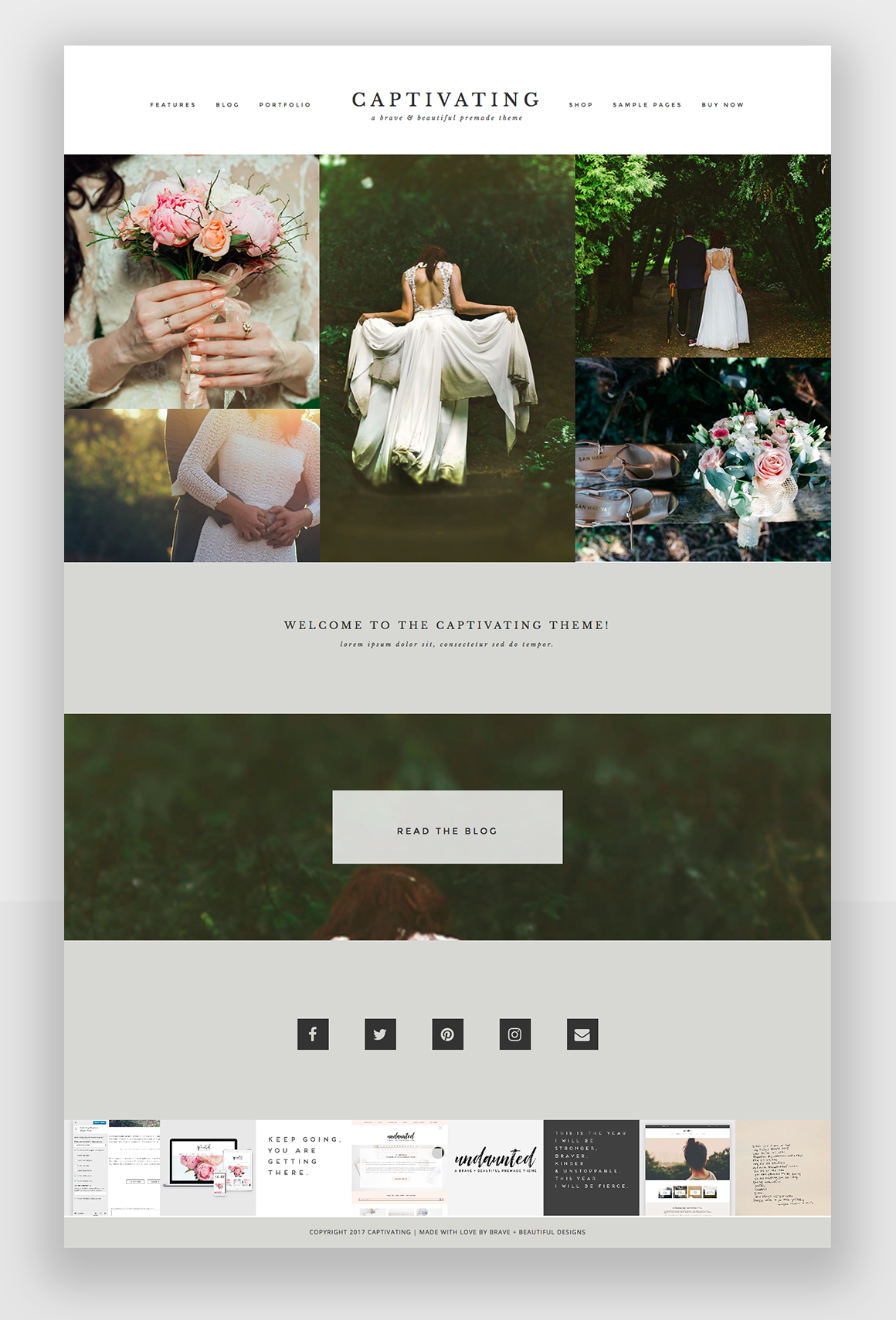 Captivating Wordpress Theme, a WordPress Template by brave + beautiful ...