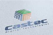 Castec Technologies Logo Design, a Branding & Logo Template by free2fonts