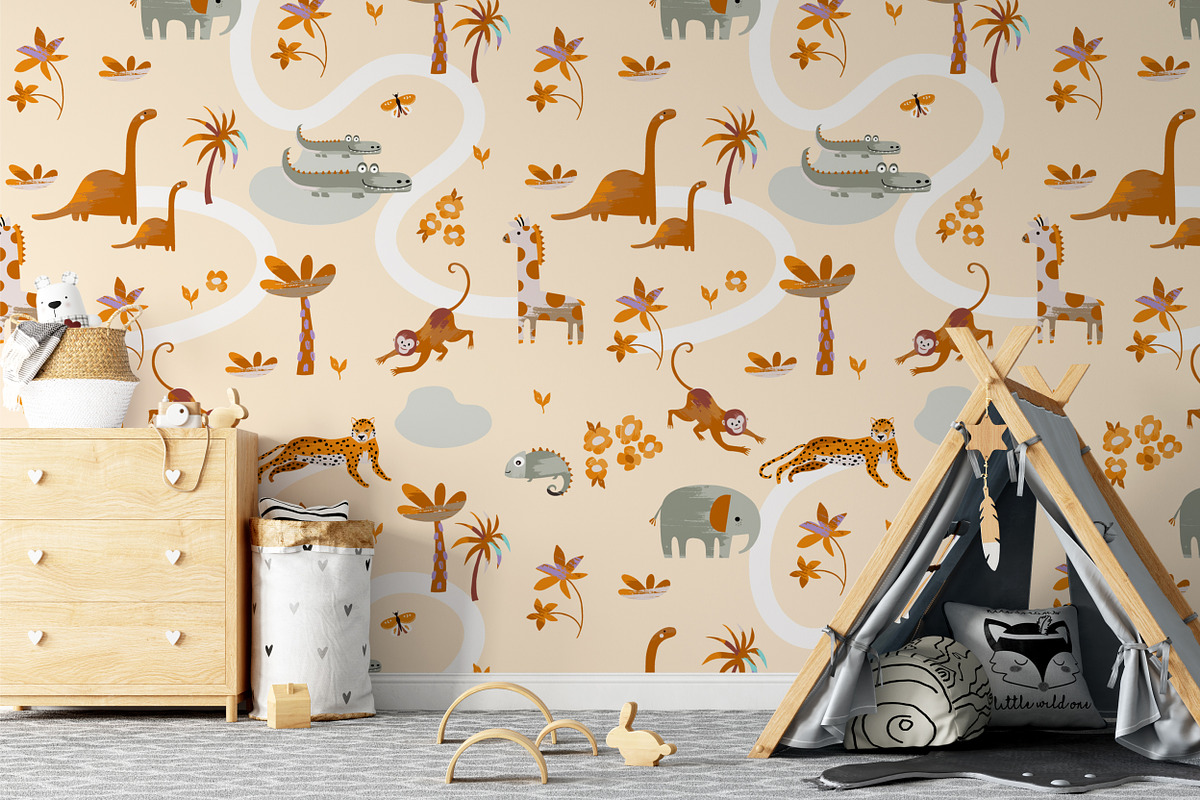 Boho Animal Alphabet kids collection, an Animal Illustration by lokko ...