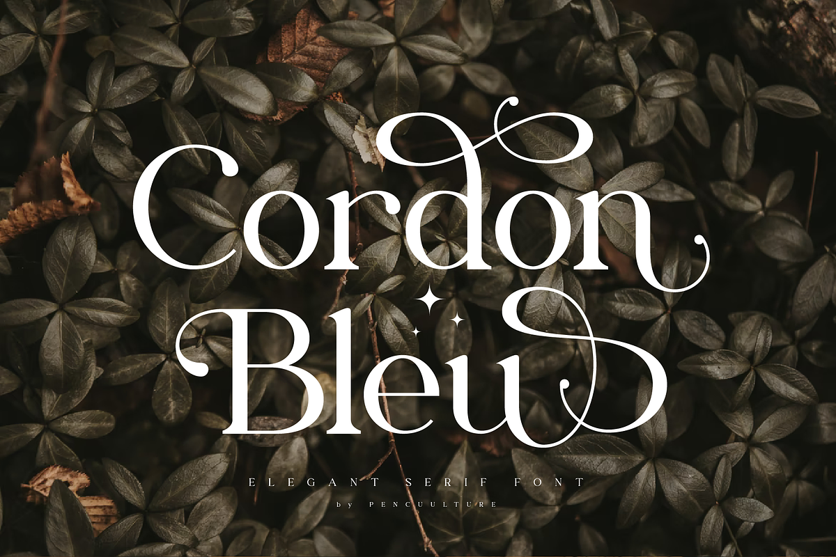 Cordon Bleu – Elegant Serif Font