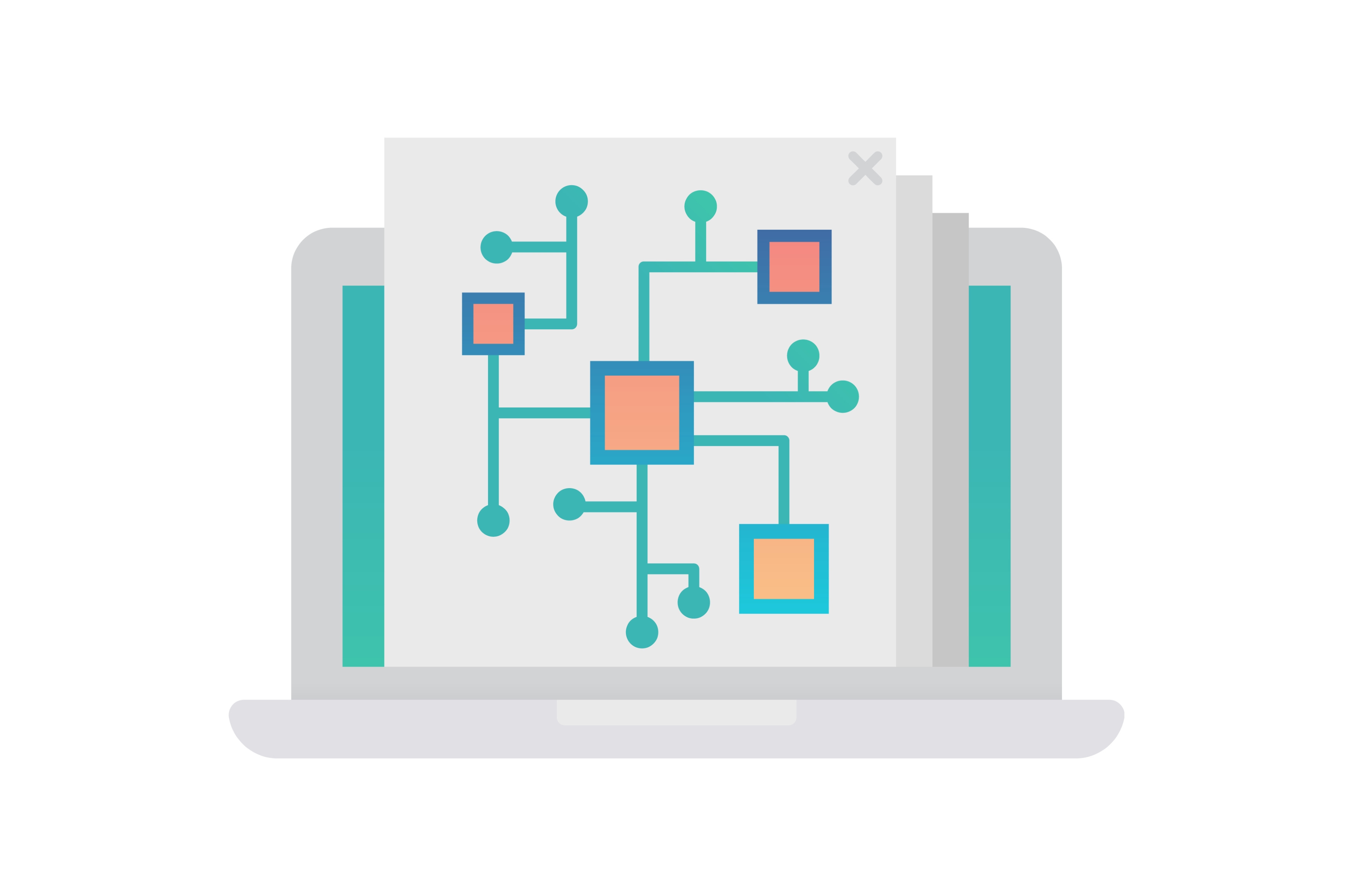 Network internet pc web connection, a Technology Illustration by Sky ...
