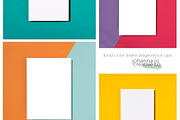 Bold Color Blank Page Mock-Ups, a Templates & Theme by Johanna Jo ...