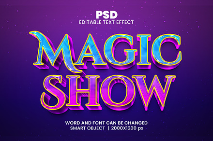 3d typography style text effect mockup | Creative Market