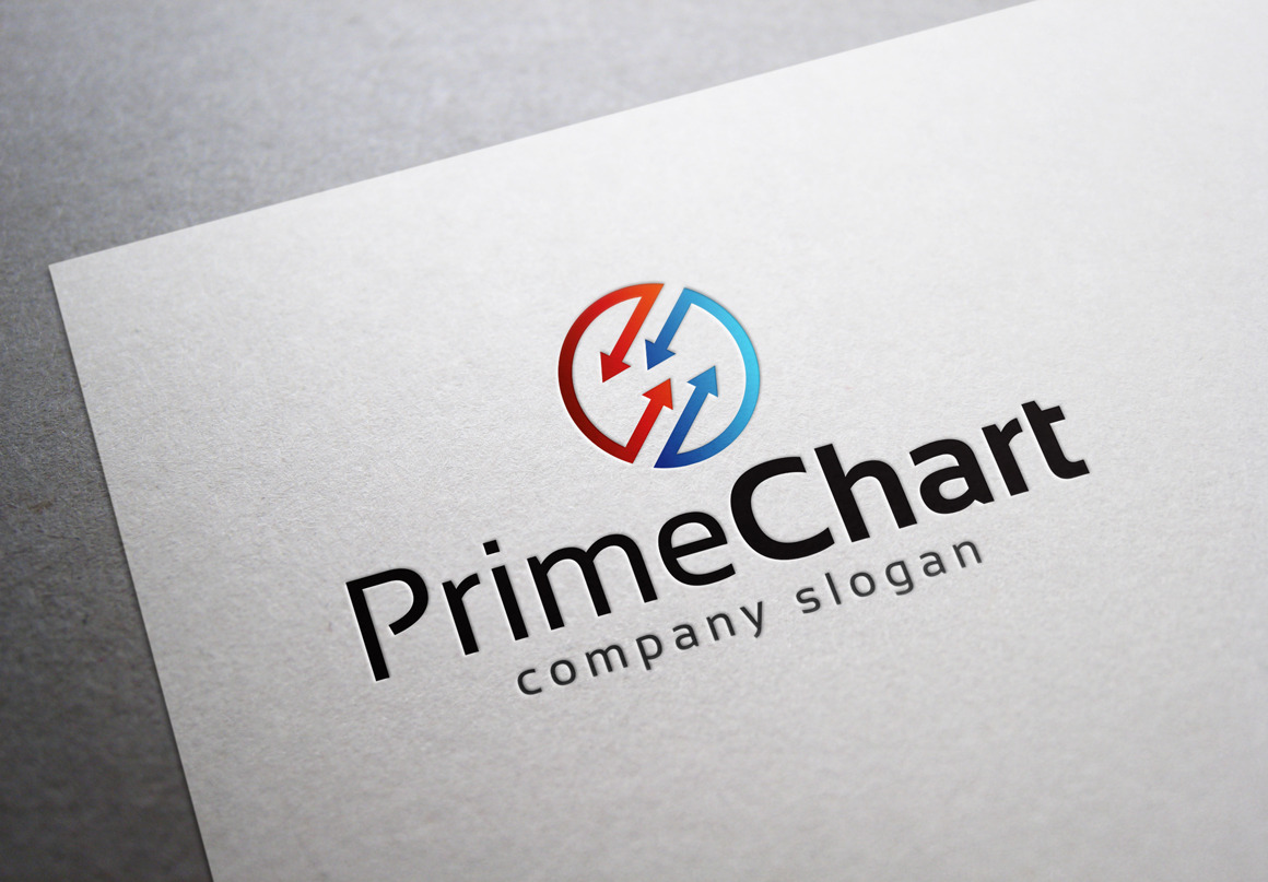 Prime Chart Logo, a Branding & Logo Template by EmilGuseinov