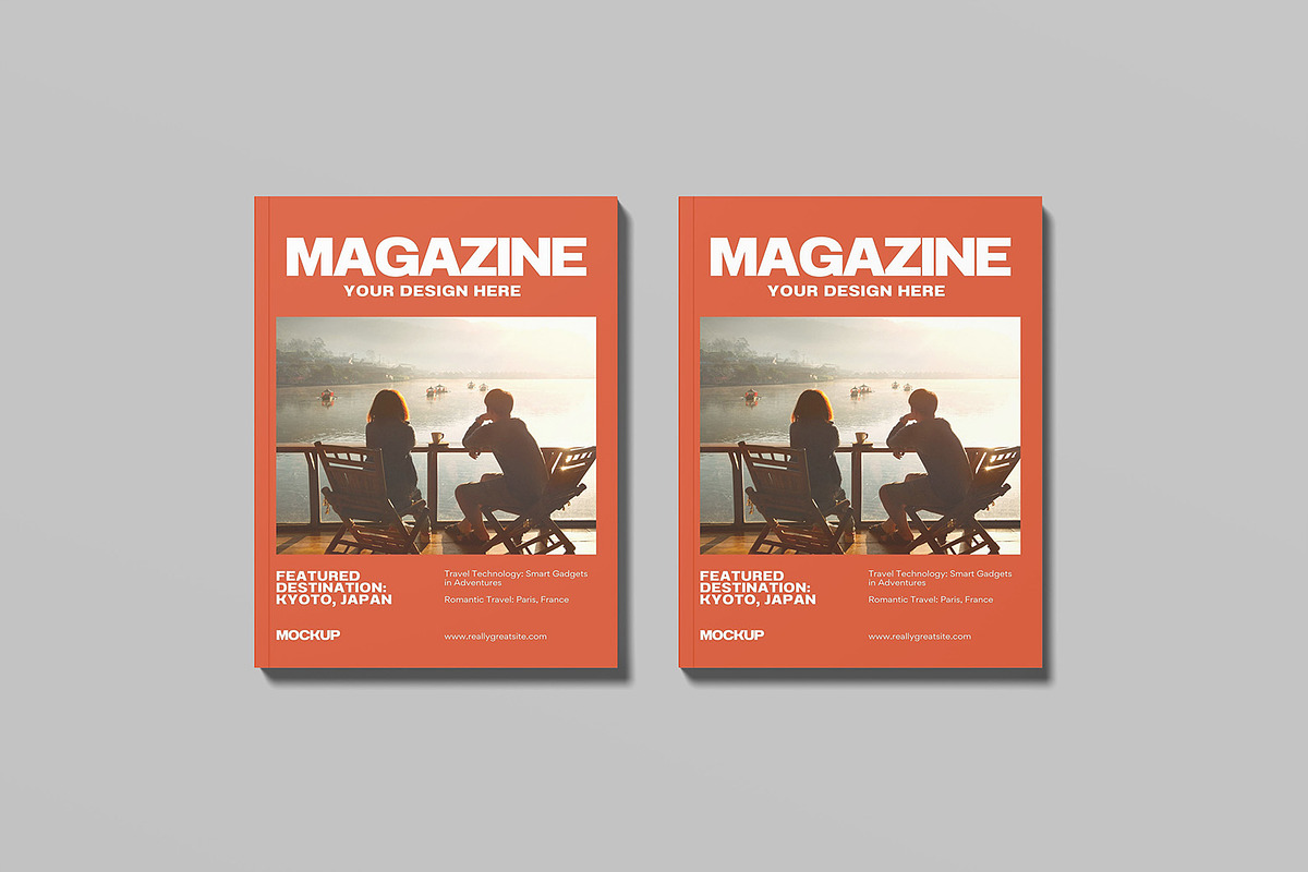 Elegant Magazine Mockup, a Books & Magazine Mockup by graphicsecond