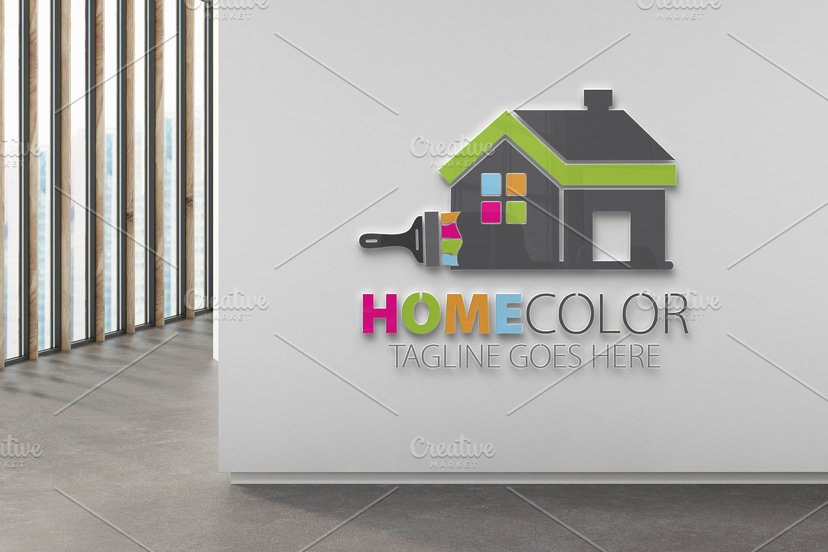 Home Color Logo, a Branding & Logo Template by Josuf Media | Creative ...