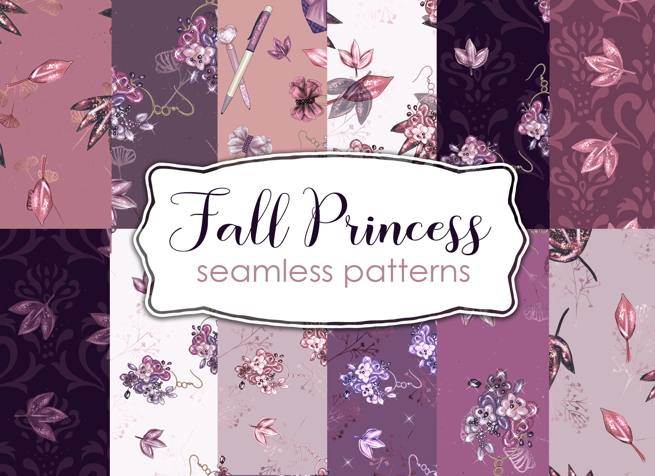 Fall seamless patterns | Graphic Patterns ~ Creative Market