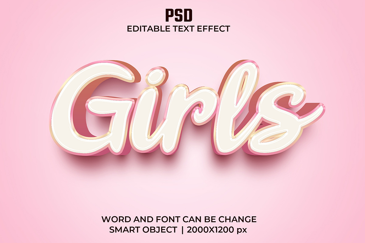 3d Editable Psd Text Effect, a Layer Style Add-On by bdrobin