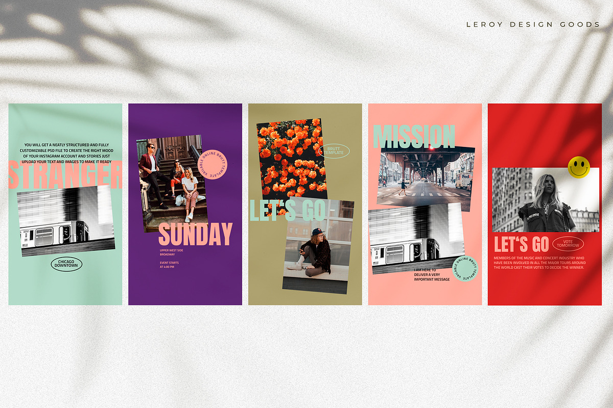 BRUTT - Instagram Branding Template, a Social Media Template by LEROY ...