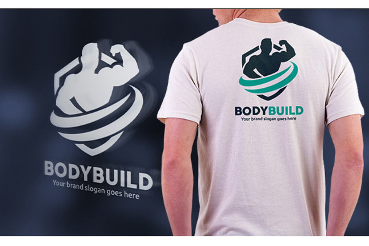 Body Builder Logo, a Branding & Logo Template by WheelieMonkey