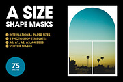 A Size Shape Masks - PSD Templates, an Object Graphic by Offset