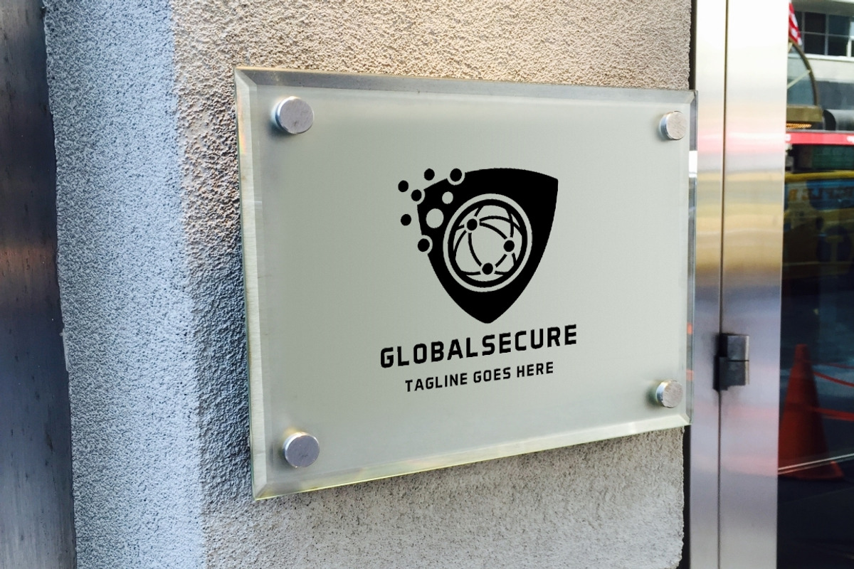 Global Secure Logo, a Branding & Logo Template by Design_Planet