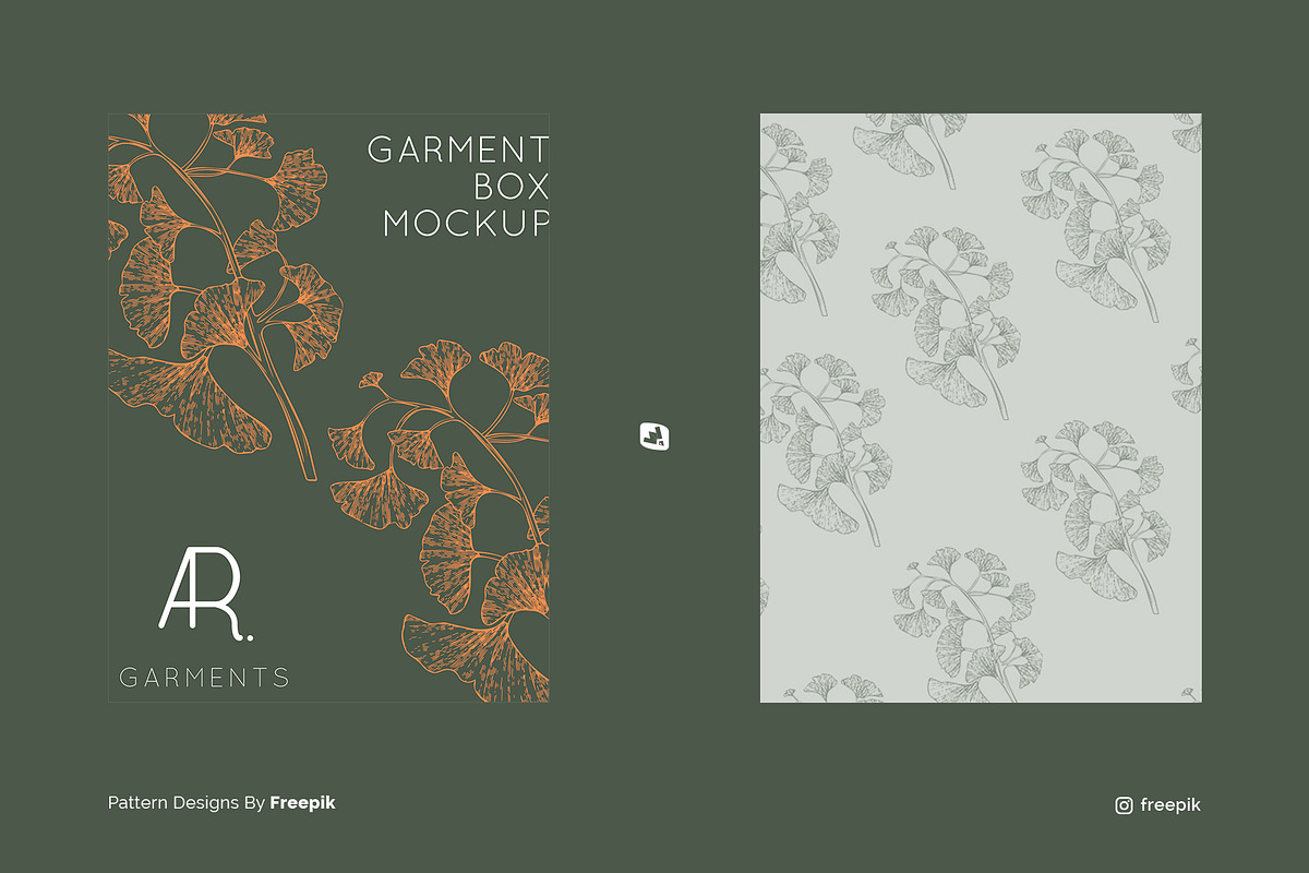 Garment Branding Box Mockup